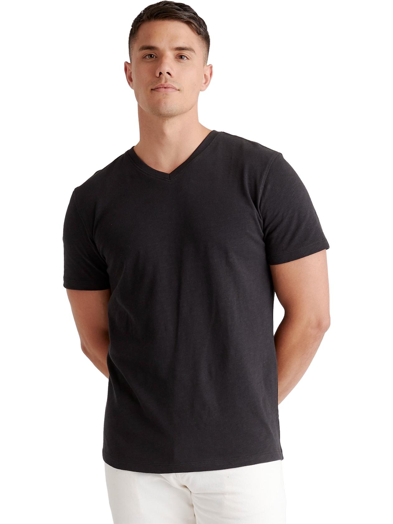 QUINCE men's slub v-neck t-shirt